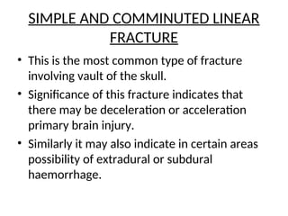 FRACTURE OF THE VAULT OF THE SKULL .ppt