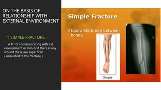 Basic anatomy of Bone , Fracture and Healing | PPTX