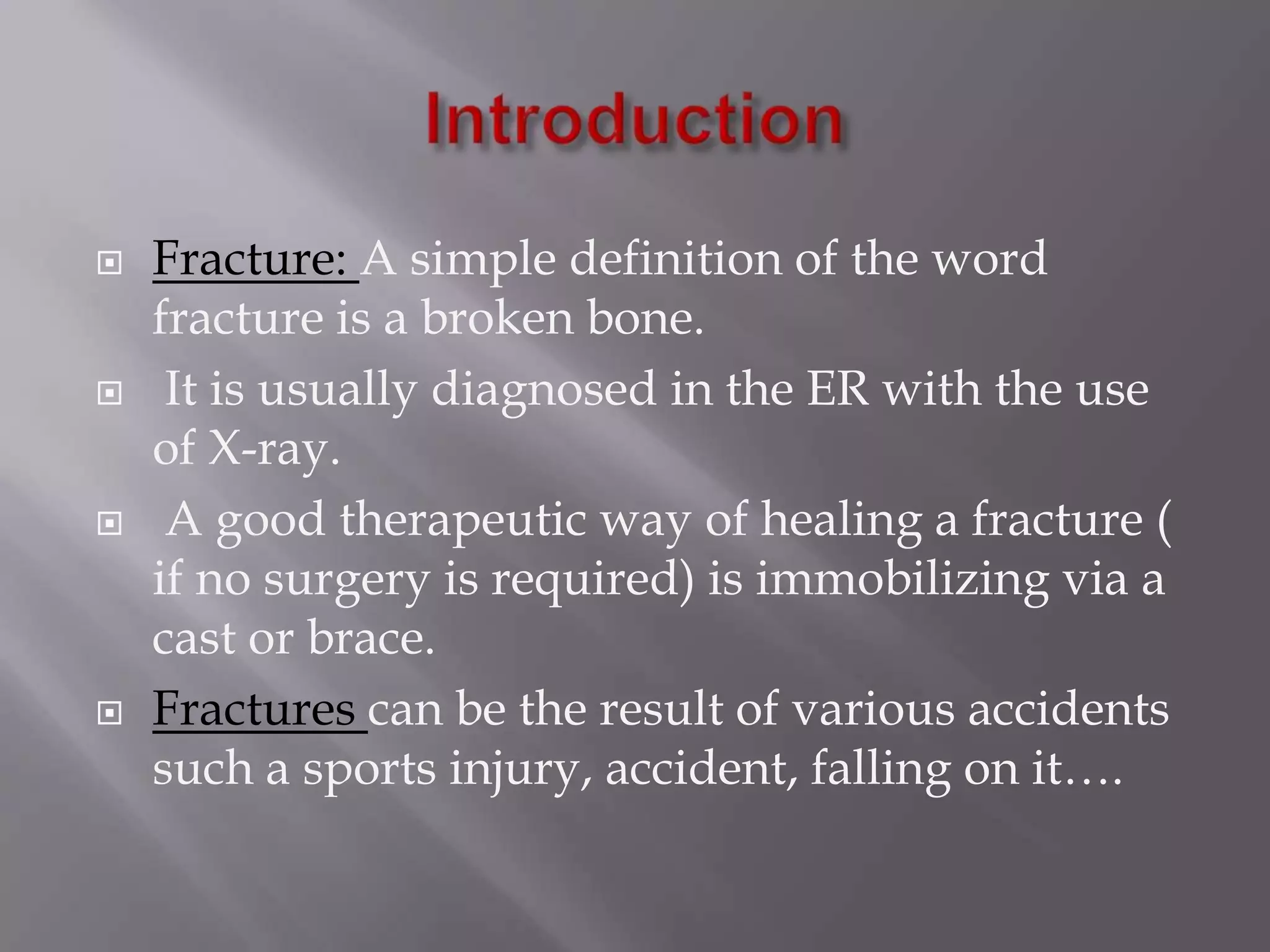Fracture ppt | PPTX