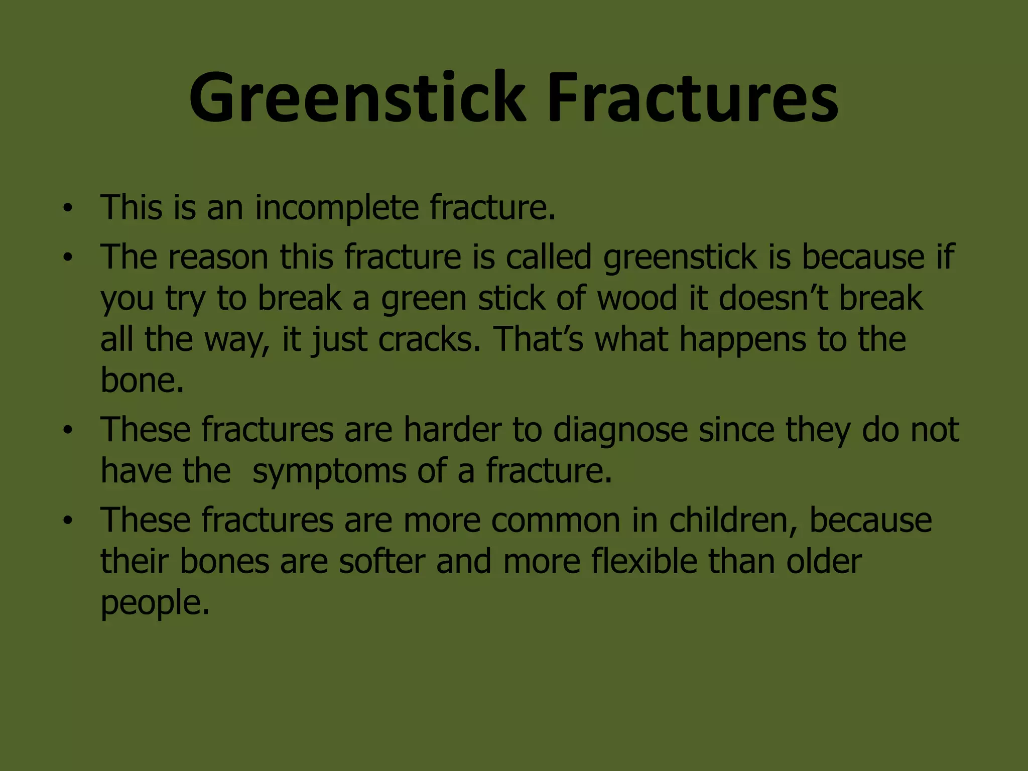 Fractures | PPTX