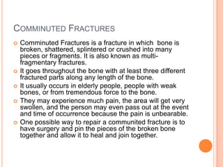 Fractures | PPTX