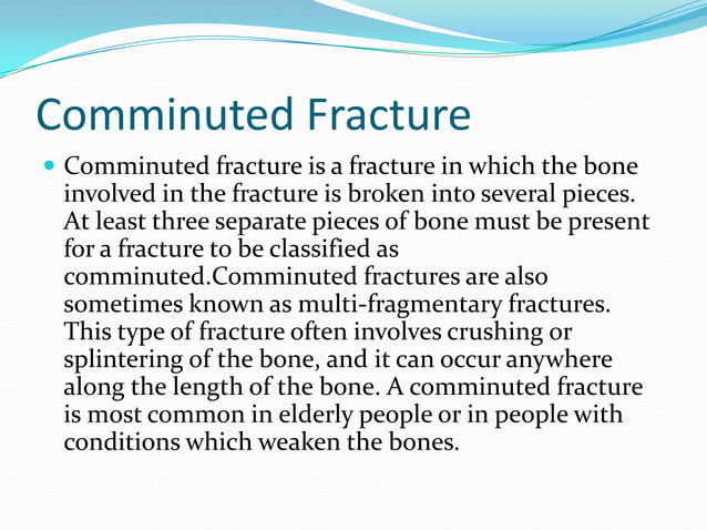 Fractures | PPT