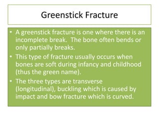 Three Types of Fractures | PPTX