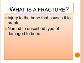 Fractures | PPT