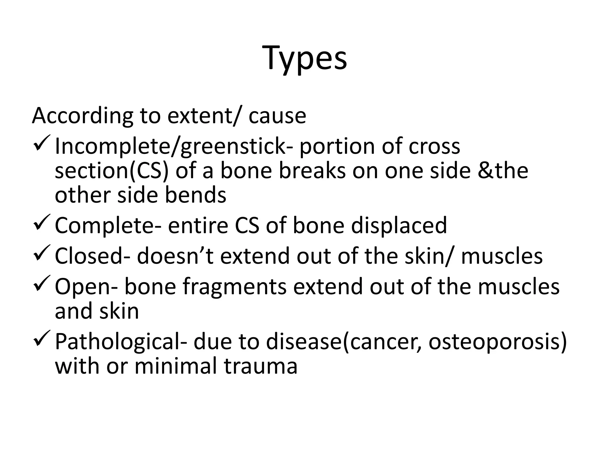 Fractures | PPTX
