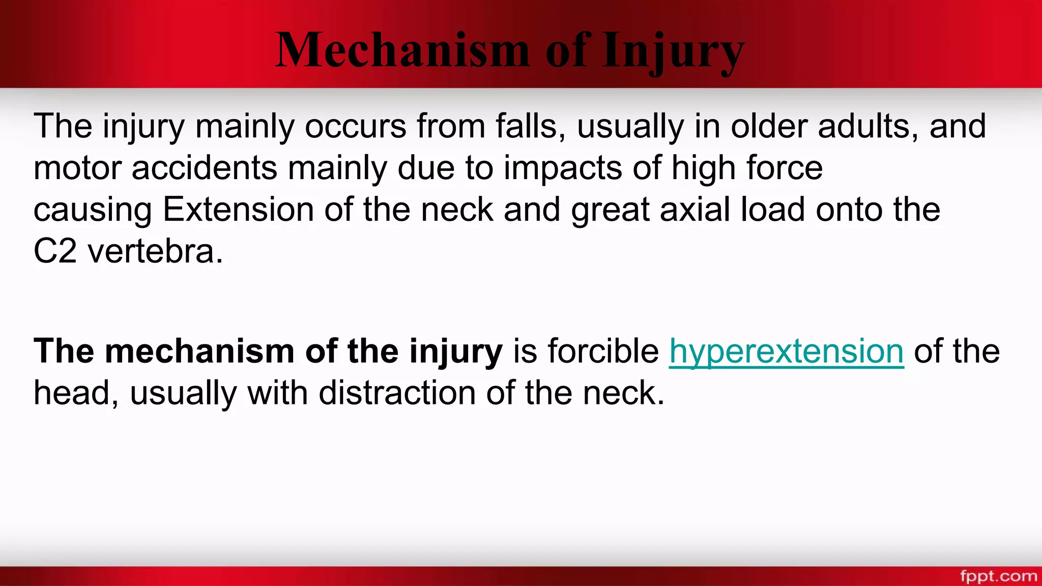 Cervical Fractures(clay shovelers,hangmans,odontoid) | PPTX