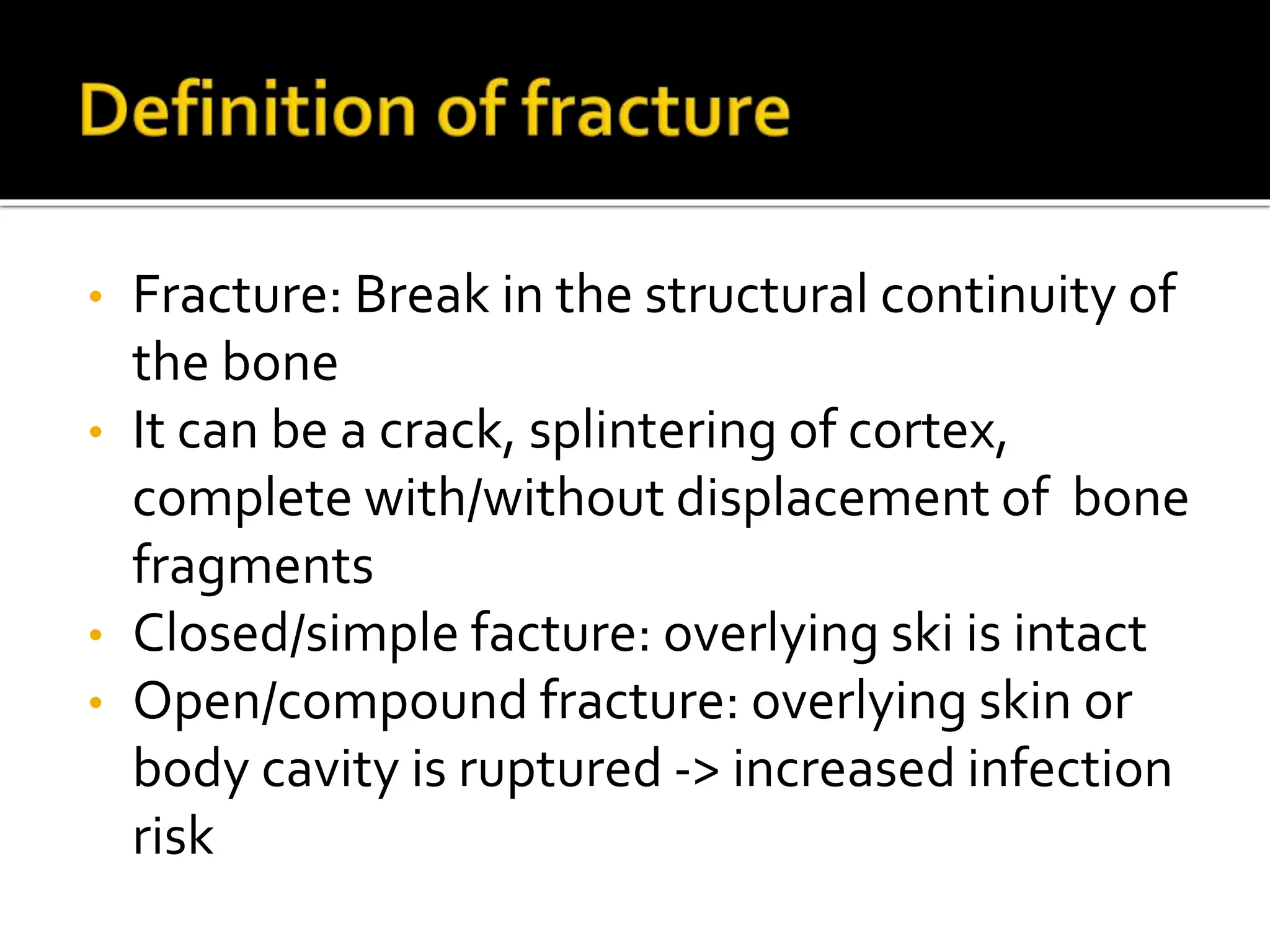 Classification and types of fractures, principles of trauma surgery.pptx