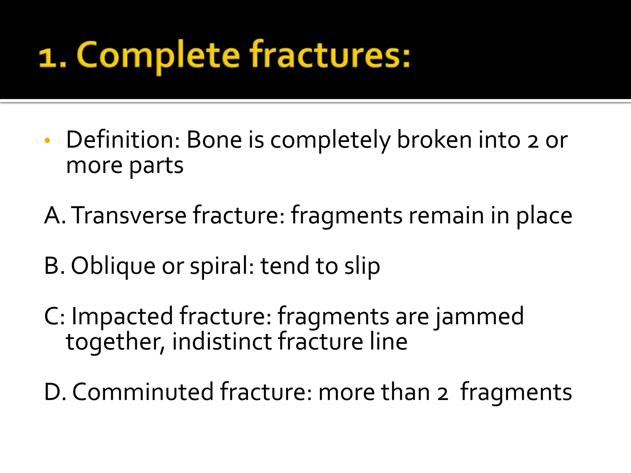 Classification and types of fractures, principles of trauma surgery.pptx