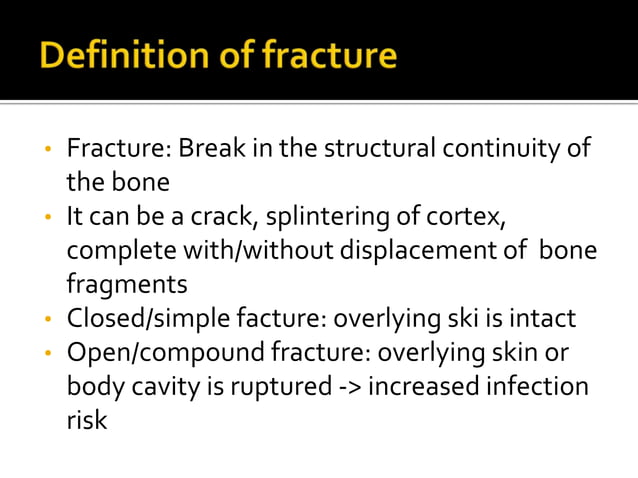 Classification and types of fractures, principles of trauma surgery.pptx