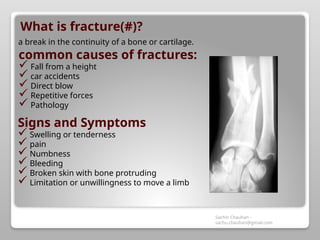 fractures abd classification and management | PPTX