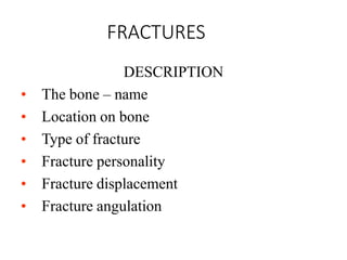 Fractures and-dislocations | PPTX