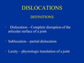 fractures and dislocations, Classification | PPTX