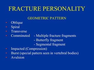 fractures and dislocations, Classification | PPTX