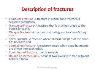 fractures-priciples-2.peresentaions f for medicine | PPT