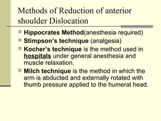 Fractures and Dislocations- Upper-limb | PPT