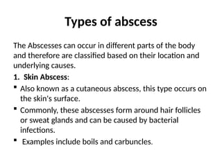 Fractures and Abscesses.pptx and health p | PPTX