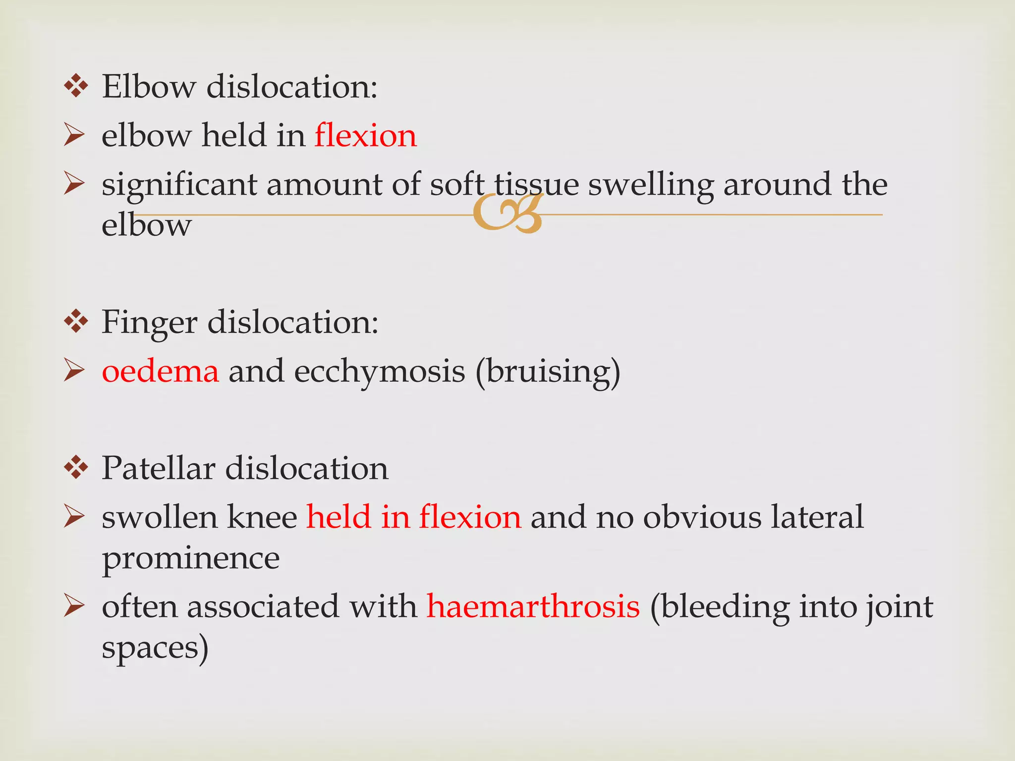 Fractures and dislocations | PPTX