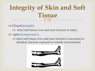 Fractures and dislocations | PPTX