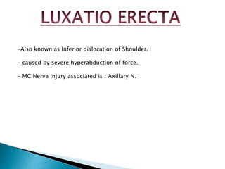 upper limb Fractures and dislocations | PPTX