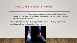 Fractures and Dislocations. Of joints pptx | PPTX