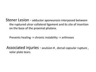 Fractures and dislocations of hand | PPTX