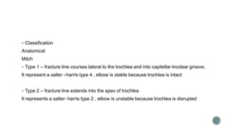 Fractures around elbow joint in children | PPTX