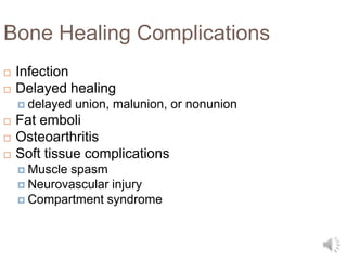 Fractures & complications | PPTX