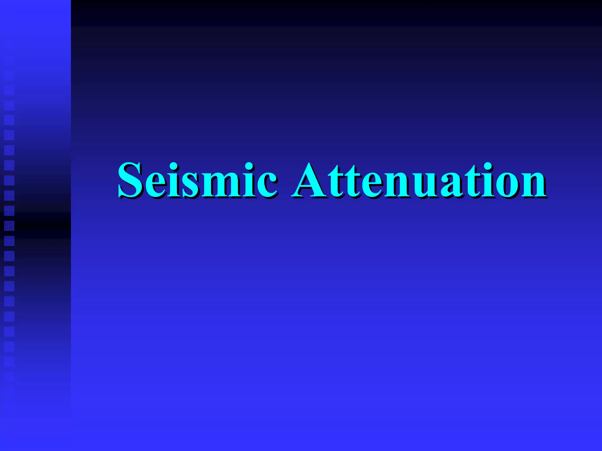 Seismic signature of Fractures | PDF