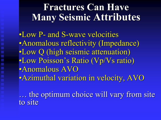Seismic signature of Fractures | PDF | Geology | Science