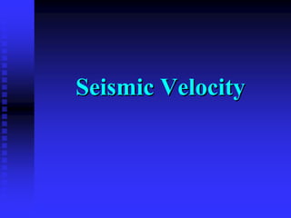 Seismic signature of Fractures | PDF