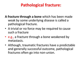 Fractures & dislocations general principles | PPTX