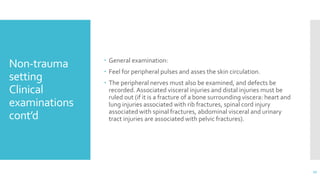 FRACTURES & FRACTURE MANAGEMENT, classification, investigations and ...