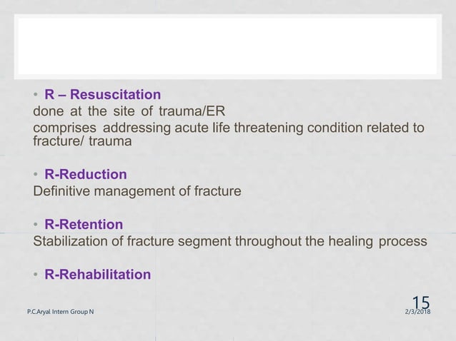fracture shaft of femur.pptx | First Aid | Injuries