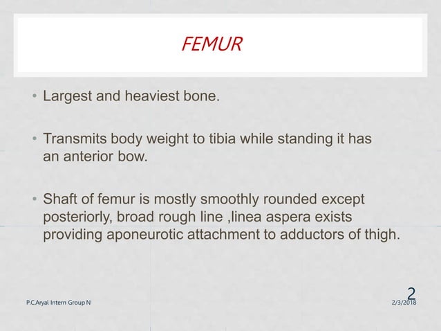 fracture shaft of femur.pptx | First Aid | Injuries