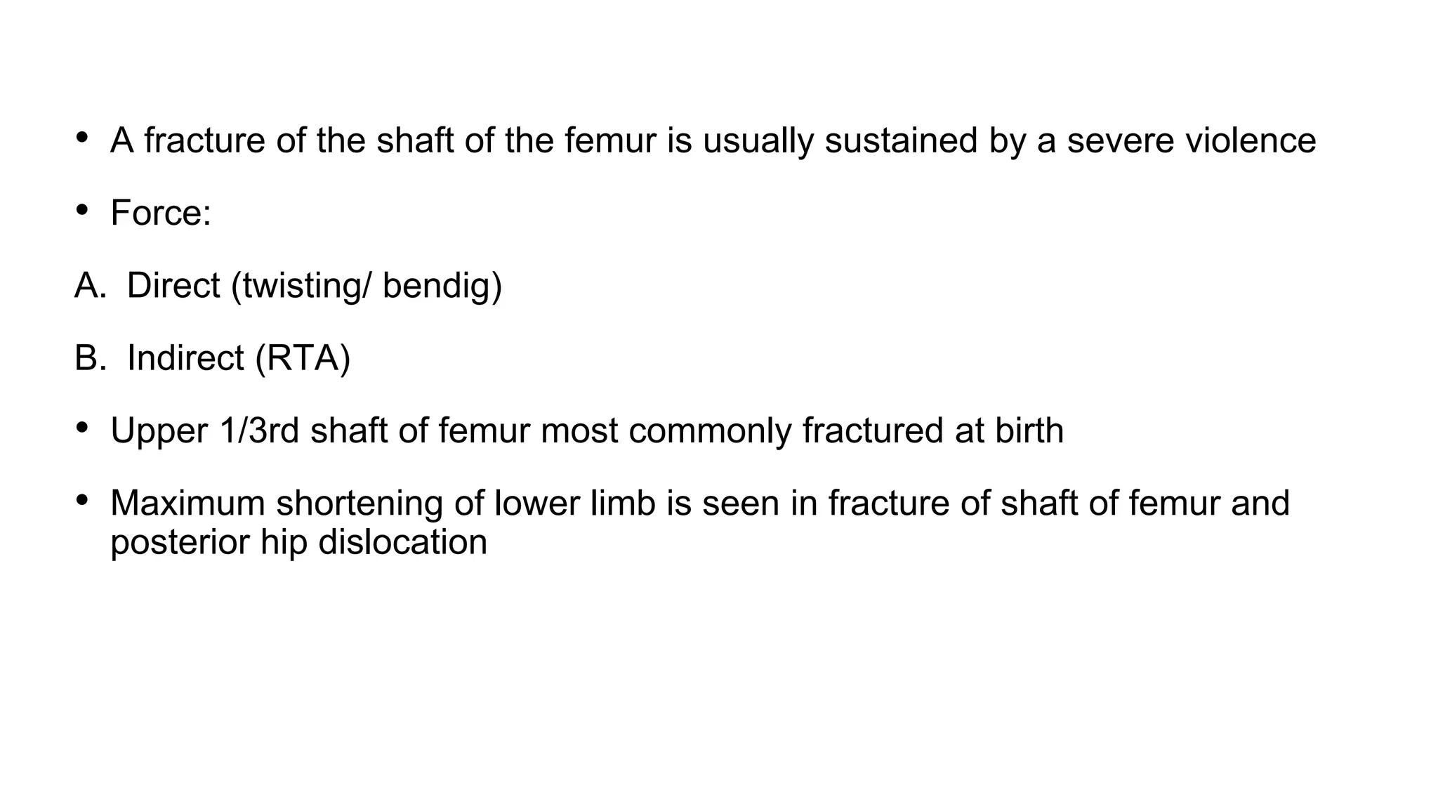 Fracture shaft of femur | PPTX