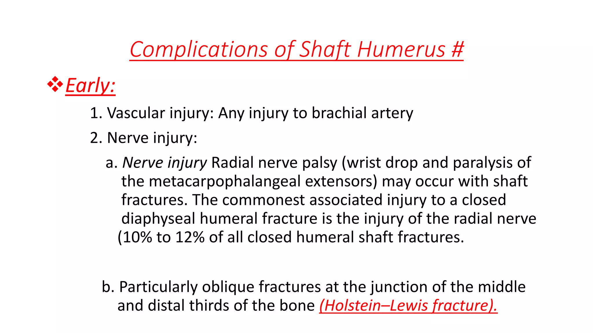 Fracture shaft of humerus | PPTX