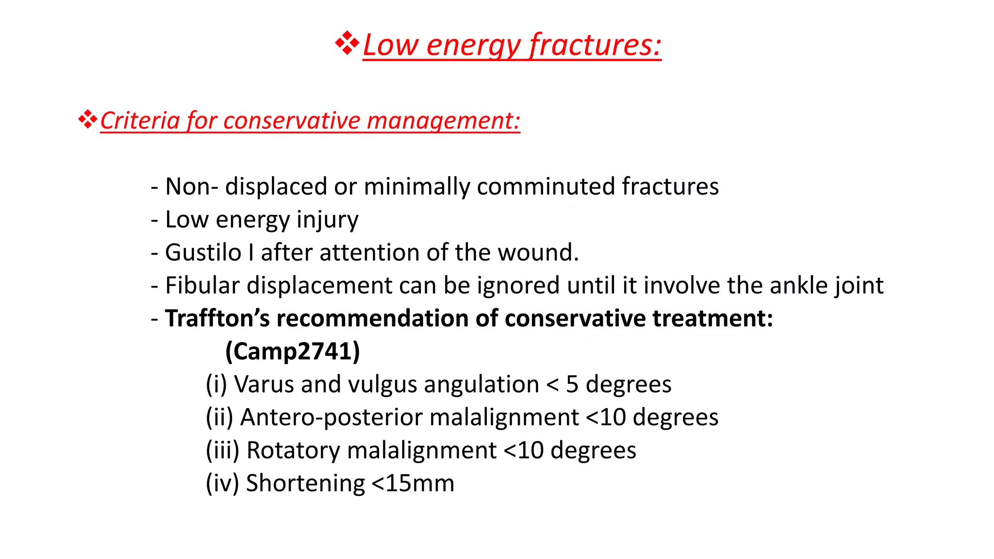 Fracture shaft of tibia | PPTX
