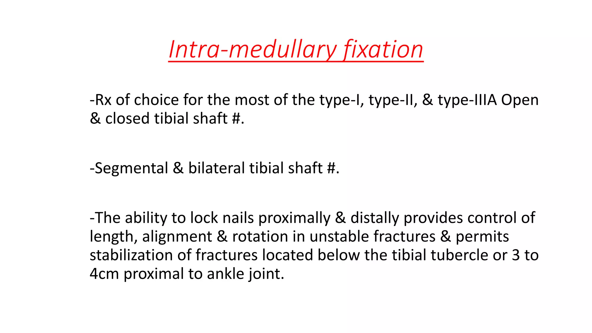 Fracture shaft of tibia | PPTX
