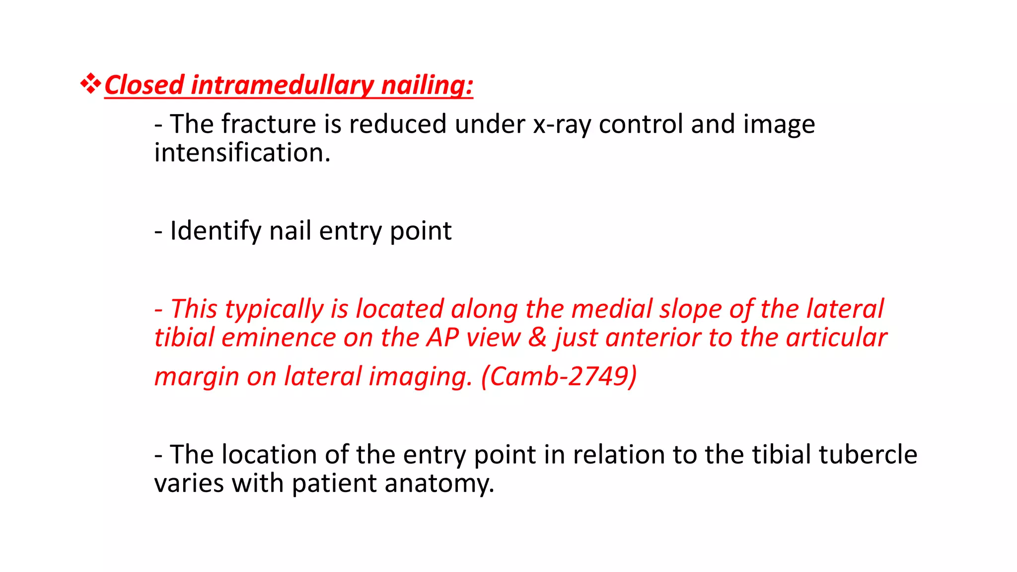 Fracture shaft of tibia | PPTX