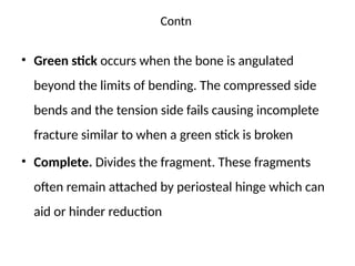 FRACTURES IN CHILDREN POWER POINT IN NURSING | PPT