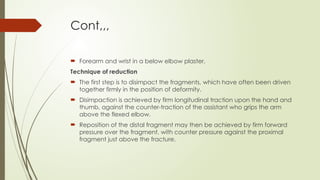 overview of Fractures of elbow and forearm.pptx