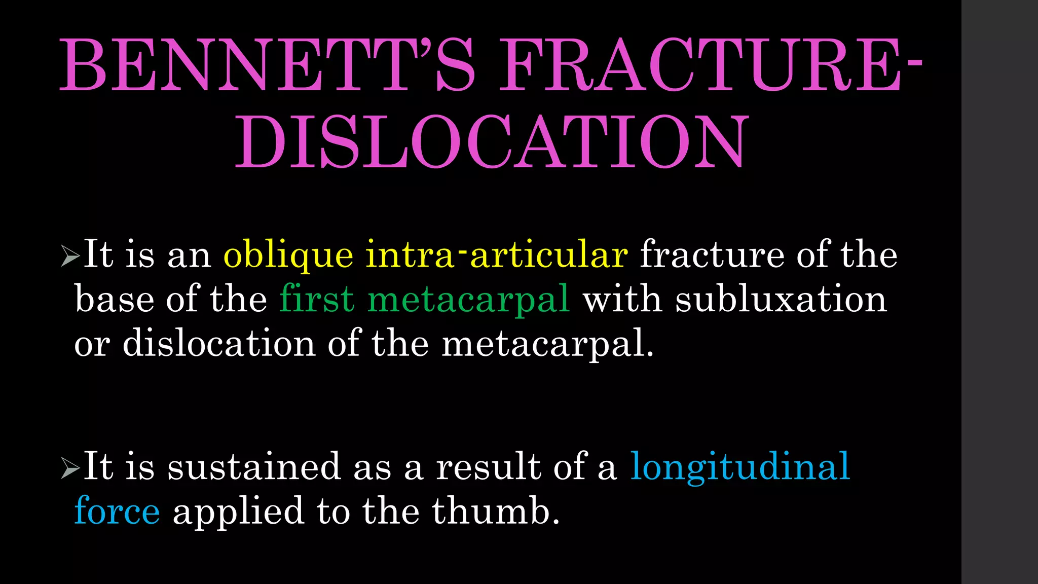 FRACTURES OF HAND | PPTX
