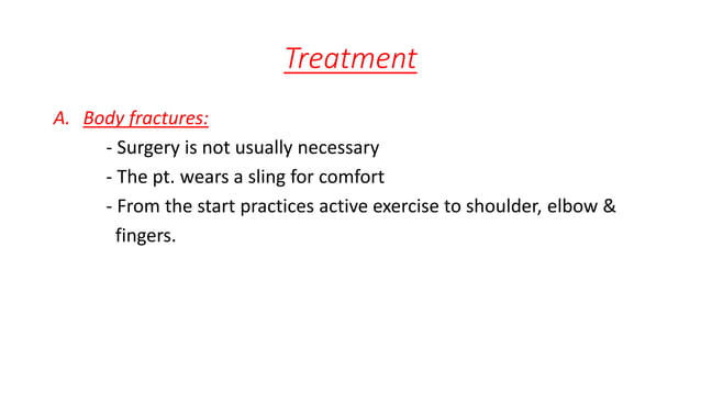 Fractures of scapula | PPTX | Death, Injury, or Military Conflict ...