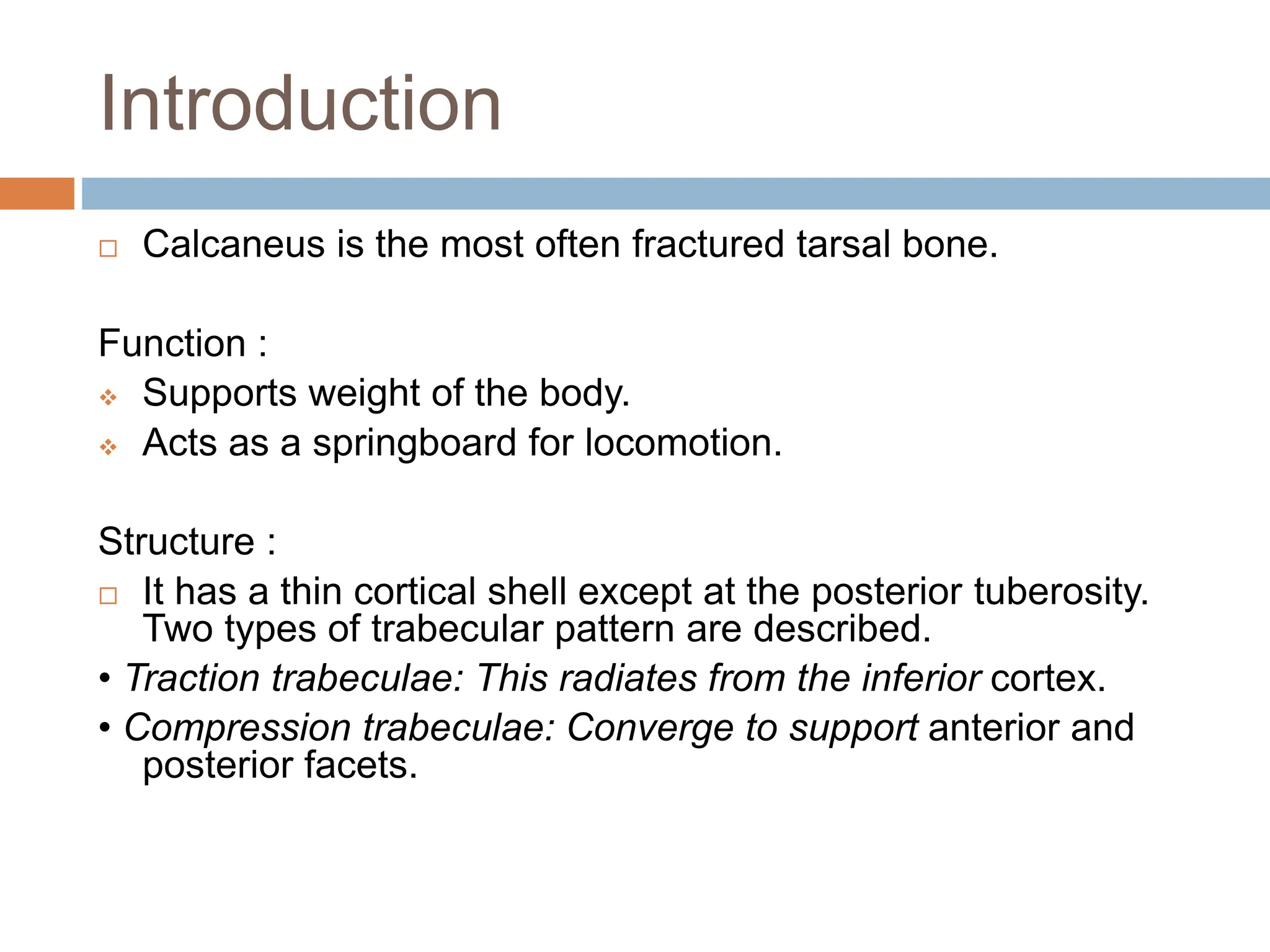 Fractures of the calcaneum.pptx. . | PPTX