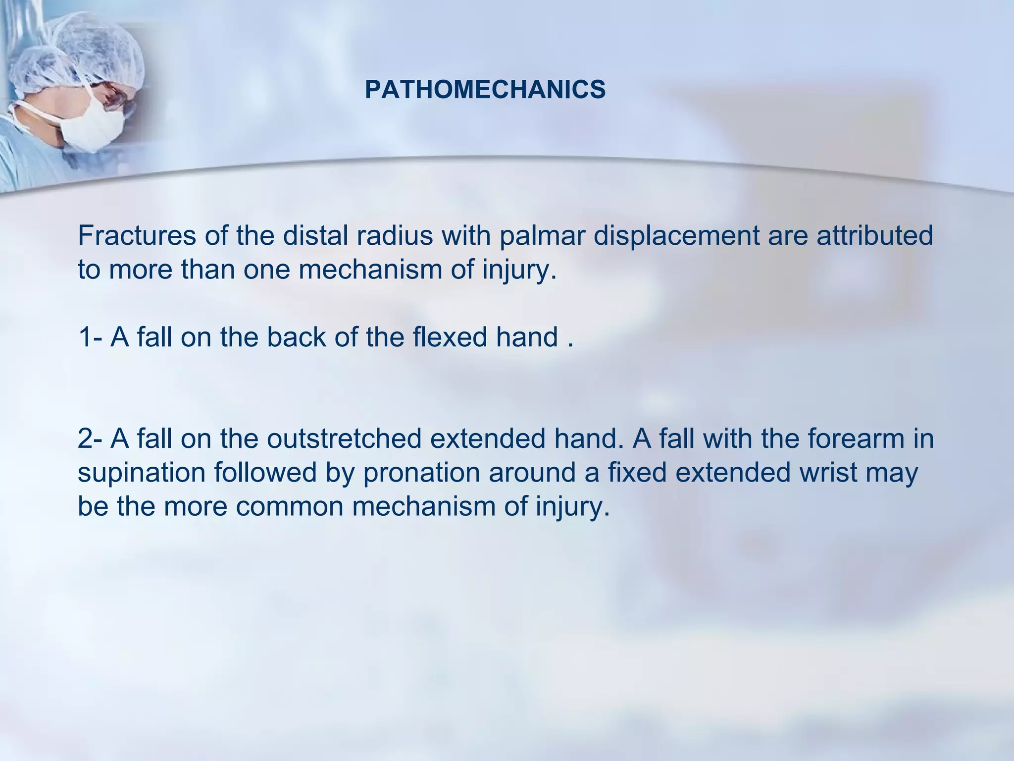 Fractures Of The Distal Radius | PPT