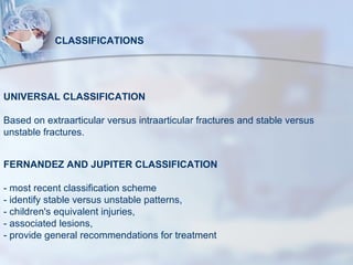 Fractures Of The Distal Radius | PPT