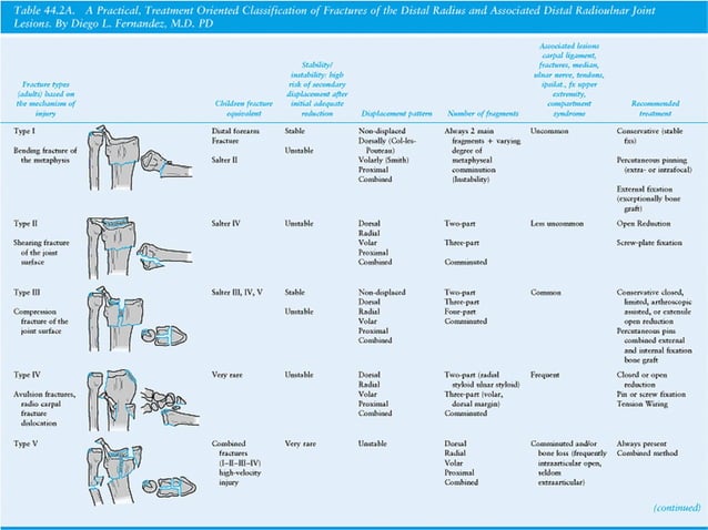 Fractures Of The Distal Radius | PPT