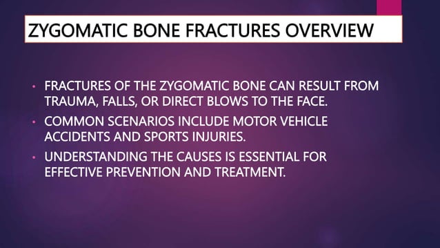 FRACTURES OF THE ZYGOMATIC BONE AND ZYGOMATIC ARCH.pptx