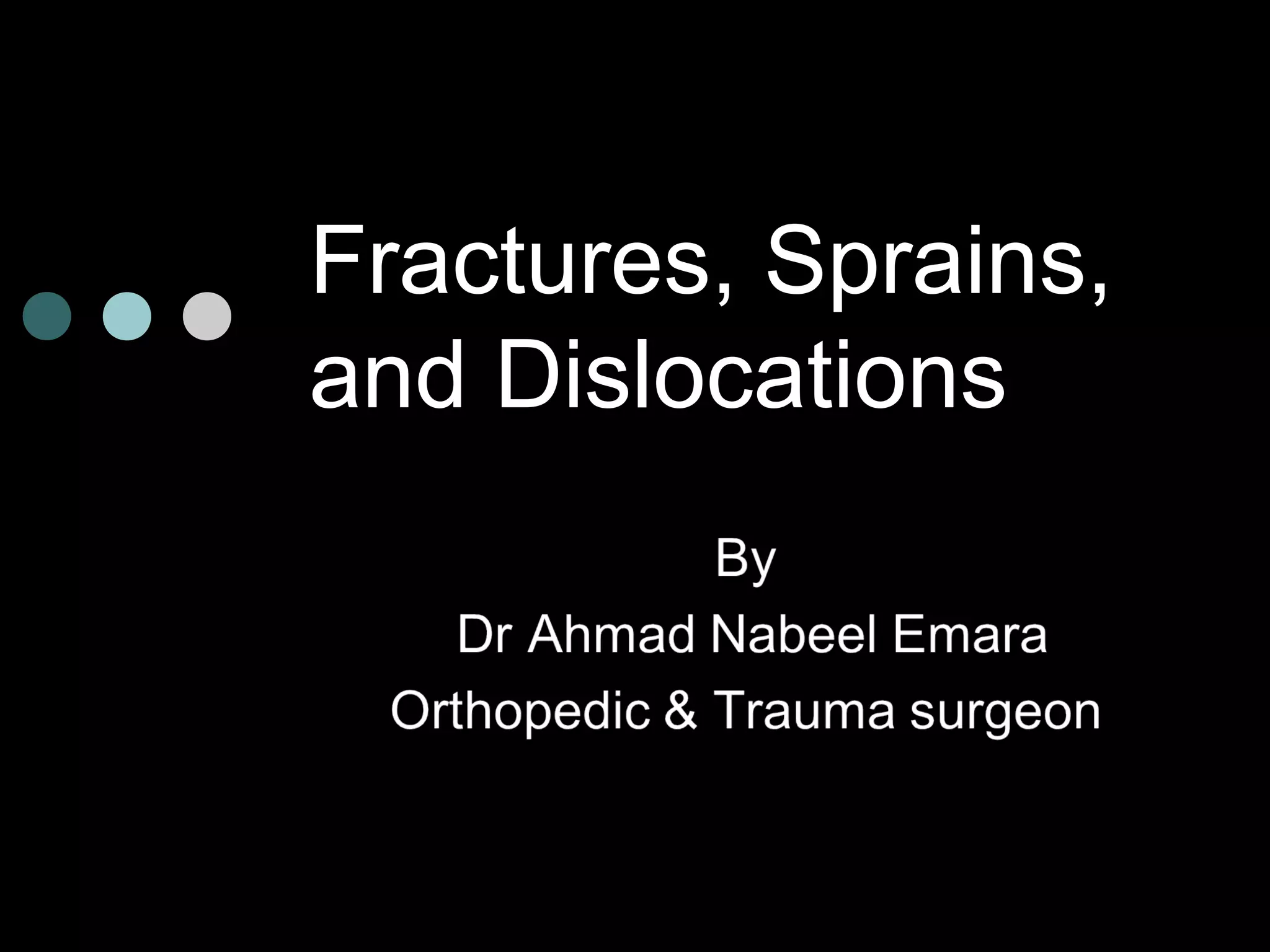 Fractures sprains and dislocations | PPS