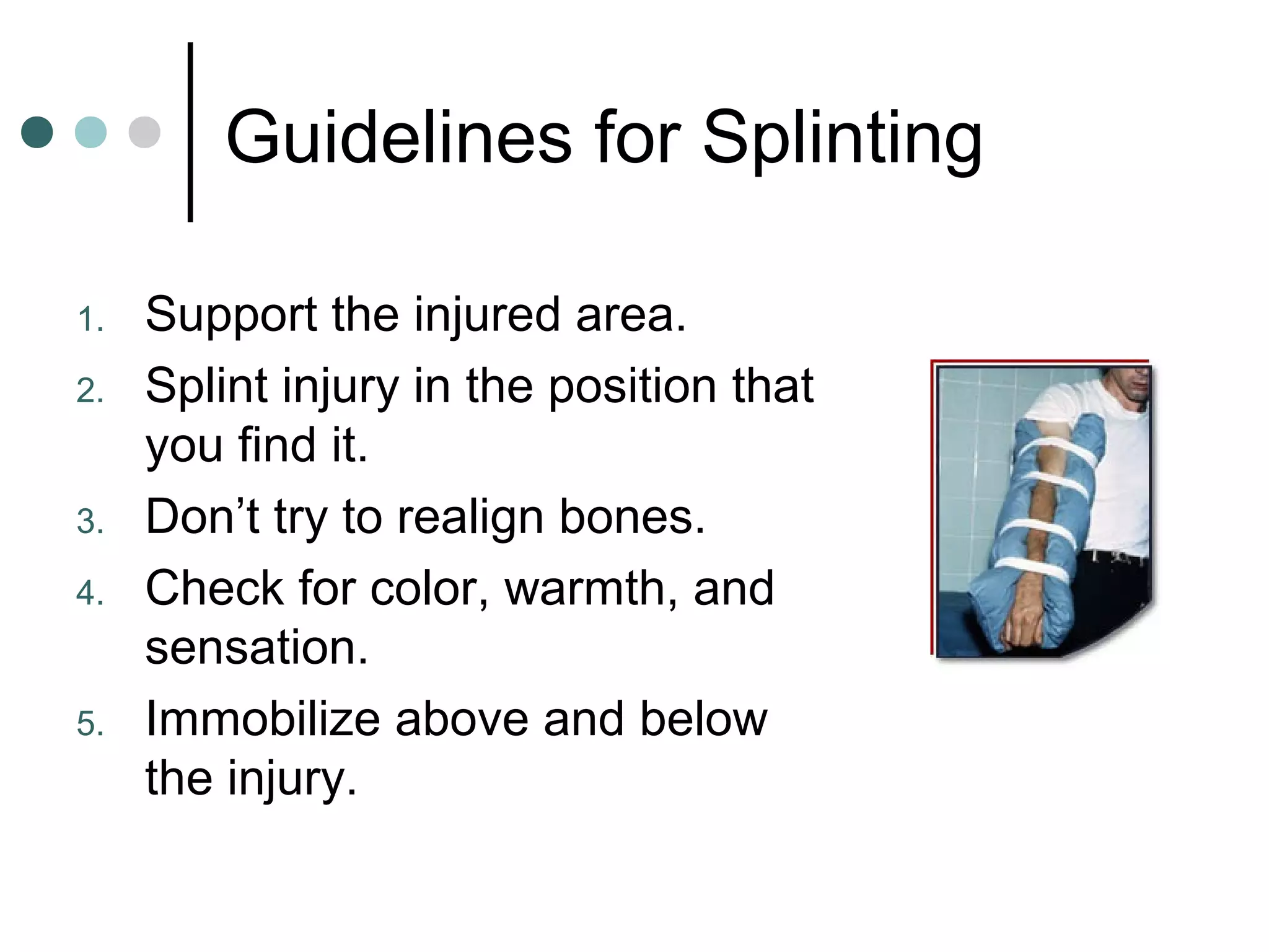 Fractures sprains and dislocations | PPS